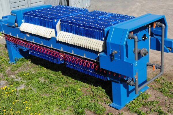 Filter Presses For Dewatering Solids/Sludge In Wastewater & Process ...